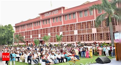 Kirori Mal College Welcomes Freshers With An Orientation Programme Delhi News Times Of India