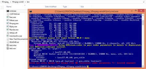 Faac And Fdkaac Encoding With Ffmpeg Videohelp Forum