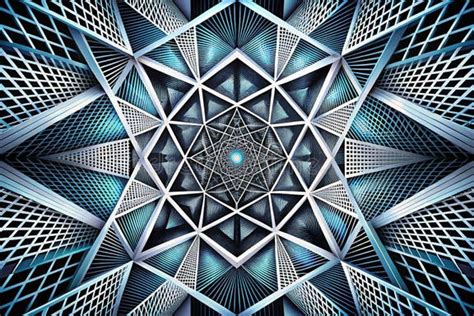 Abstract Black And White Intersecting Lines Grid Pattern Seamless Geometric Vector Background