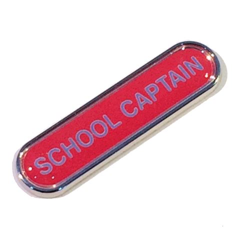 School Captain Bar Badge