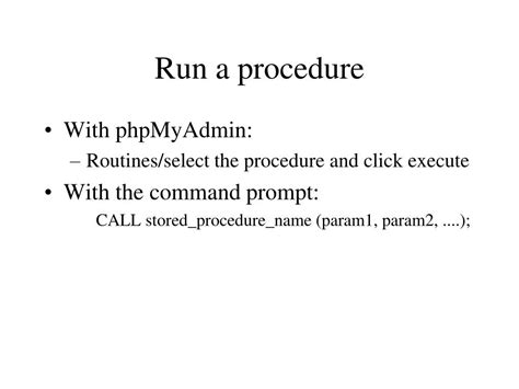 Ppt Mysql Stored Procedure And User Defined Function Mysqltutorial