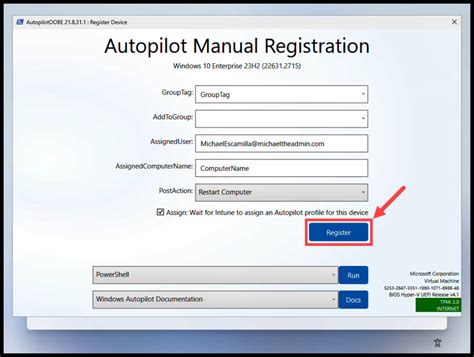 register autopilot devices get windowsautopilotinfo michael the admin