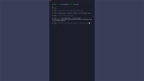 Get The Public Address Of An Eoa From Privatekey Ethereum Python