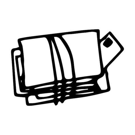 premium photo vector element doodle stack of linked letters