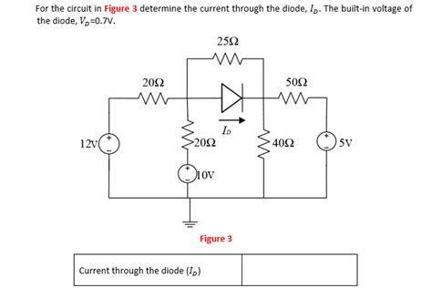 Solved For The Circuit In Figure Determine The Current Chegg