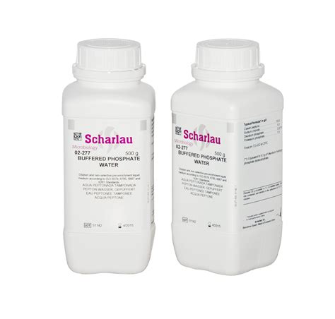Buffered Peptone Water Ph7 Scharlau Safe Environment Company