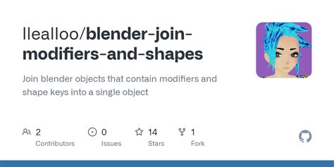 Github Lleallooblender Join Modifiers And Shapes Join Blender