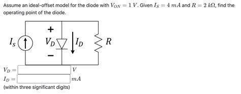 Solved 4 Ma And R 2 K12 Find The Assume An Ideal Offset