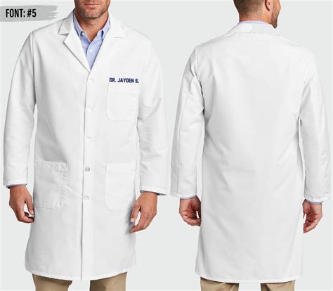 Custom Lab Coat Embroidered Medical Lab Coat Personalized Lab Coat