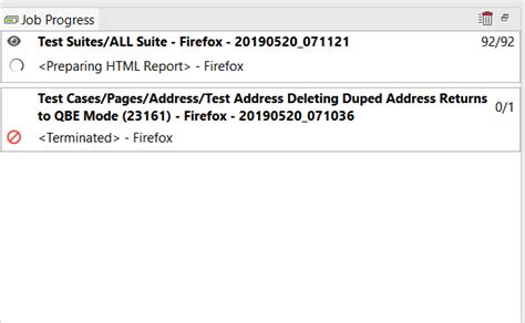 suite execution gets stuck during report generation bugs report