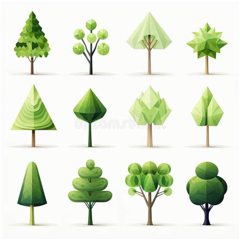 Tree Icons Vector Illustration Stock Illustration Illustration Of Nature Botanical 303080496