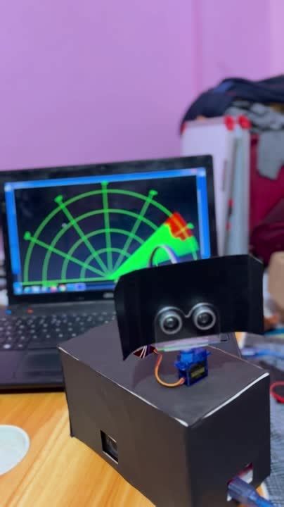 Eceprojects Radarsystem Arduino Costeffectivetech Engineering Ayaan Amir Khan