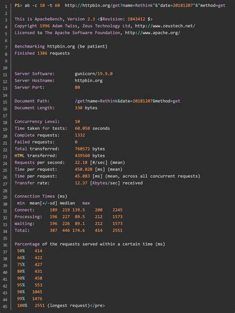 轻量级压测工具apache Bench实战 Csdn博客