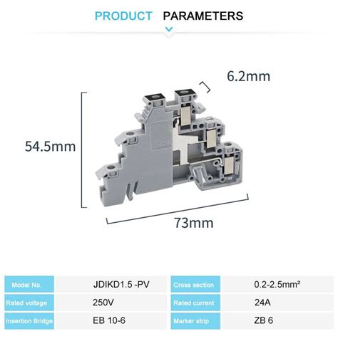Sensor Actuator Terminal Block With Equipotential Bonder ไฟฟาโรงงาน อปกรณควบคม เซนเซอร