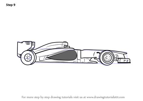 How To Draw Formula One Car Formula One