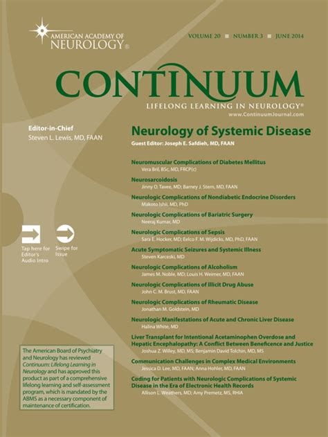 Continuum Lifelong Learning In Neurology® By Wolters Kluwer Health Lippincott Williams And Wilkins