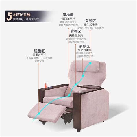 Fabric Lazy Multi Functional Sofa Living Room Single Recliner Beauty Salon Nail Rechargeable
