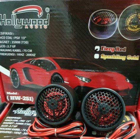 Tweeter Hollywood Hw 251 Fiery Red Hollywood Tweeter Hw 251 Red Hollywood Tweeter Hw 251