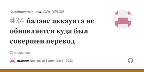 баланс аккаунта не обновляется куда был совершен перевод · Issue 34