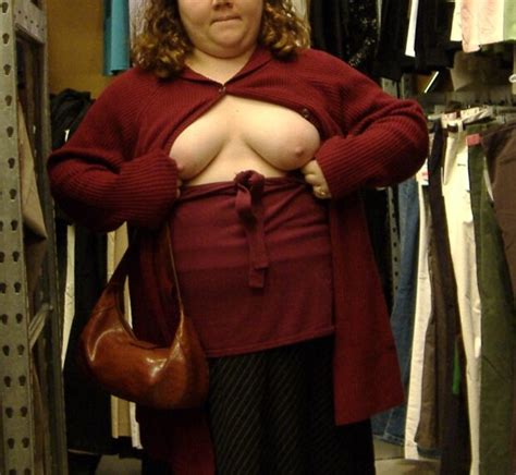 Bbw Flashing Her Tits While Shopping Onlybbwallowed
