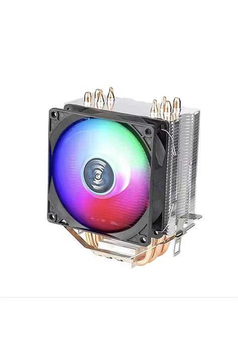 Databyte Evesky 400 Kule Tipi Rainbow Fanlı Gaming Işlemci Fanı 4 Bakır Kanallı Cpu Fan Soğutma