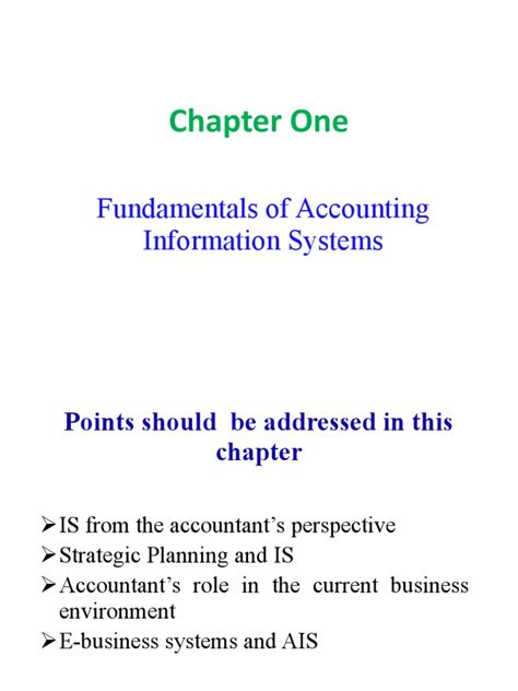 AIS Chapter 1 | Download Free PDF | Strategic Management | E Commerce