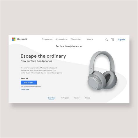 Surface Headphones Websites Design Thank For Visit Dont Forget To