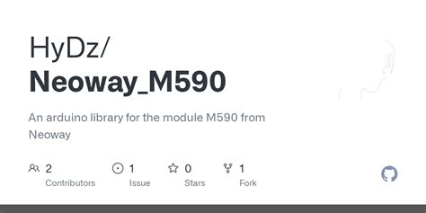 GitHub - HyDz/Neoway_M590: An arduino library for the module M590 from ...