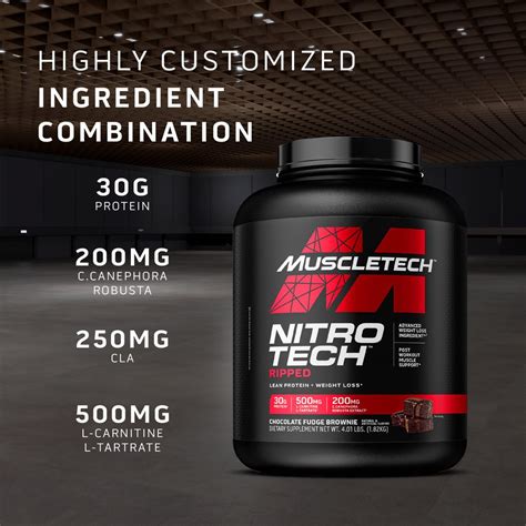 MuscleTech Nitrotech Ripped 4lbs WOAH