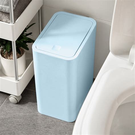 Hot Sales Bathroom Trash Can With Lid 4 Gallons 15 Liters Garbage Can With Pop Up Lid Small