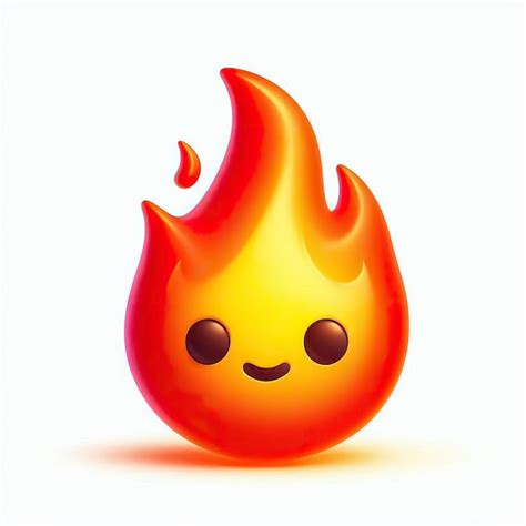 Fire Emoji Angry Face Cartoon Elegant And Minimalist Fire Emoji