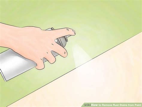 How To Remove Rust Stains From Paint 10 Steps With Pictures
