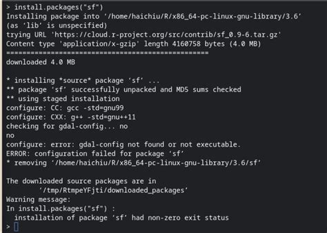 install packages problem r rlanguage