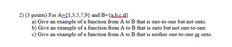 Solved Points For A And B Aa Bac D A Chegg Com