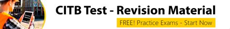 CITB Mock Test Revision Coteca CITB Test Revision FREE