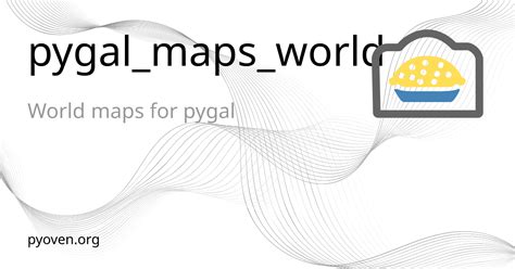 Pygalmapsworld Oven