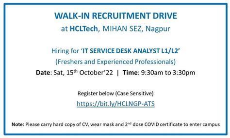 Connections Hcl Hclhiring Recruitment Nagpurjobs Technicalsupport Servicedesk Rds