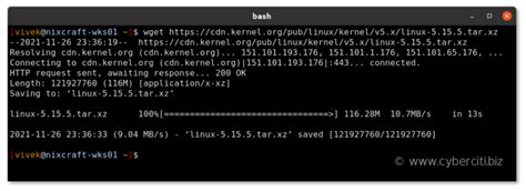 Wget Command In Linux With Examples NixCraft