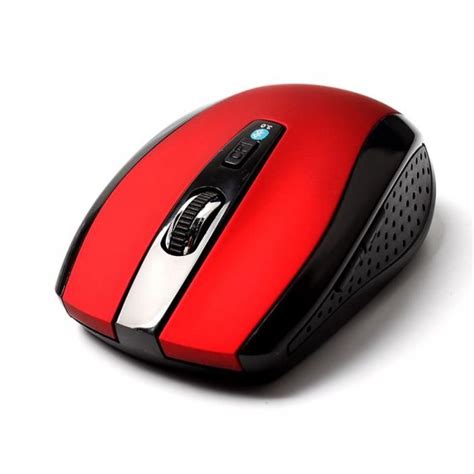 Bluetooth Souris Optique Sans Fil Souris Gris Rouge Noir Pour Pc Android Tablet