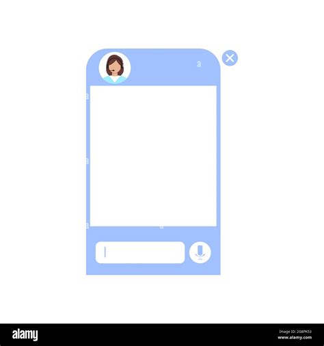 Chatbot Window Stock Vector Images Alamy