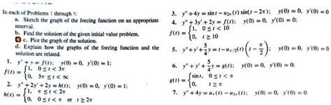 2 And 6 Please In Each Of Problems 1 Through 8 Sketch The Graph Of The