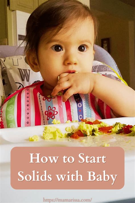 How to Start Solids With Your Baby - The Easy Way! • MAMA RISSA