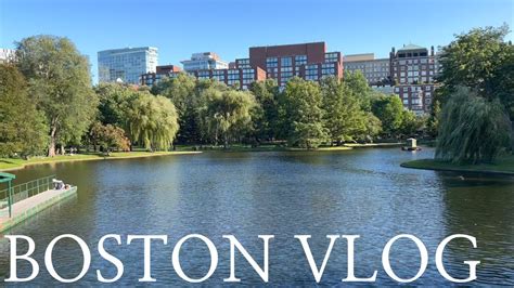 보스턴 여행 브이로그 퀸시마켓 보스턴 맛집 퍼블릭가든 찰스강 펜웨이파크 보스턴미술관 보스턴대학교 Youtube