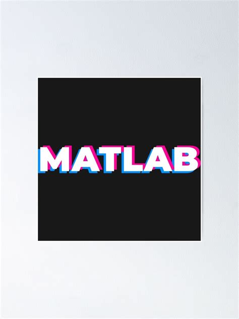 matlab programming language funny programmer poster for sale by
