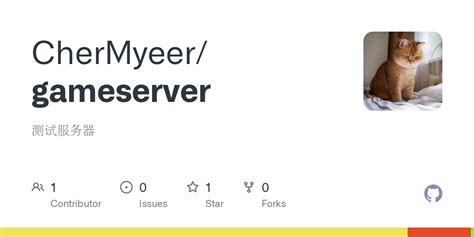 GitHub CherMyeer gameserver 测试服务器