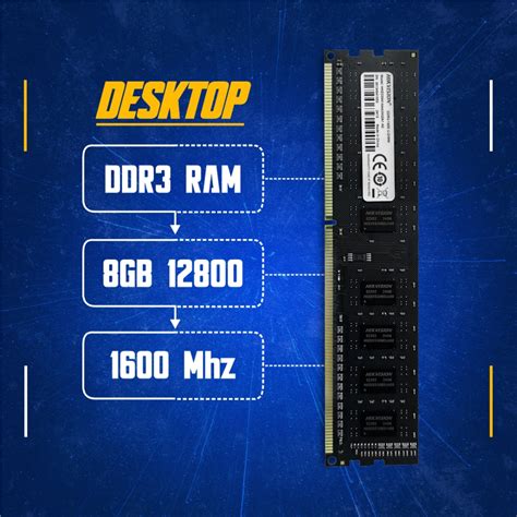 Hikvision Desktop Ram 8gb Ddr3 1600mhz 12800 Lapking
