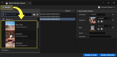 Render Cinematics In Unreal Engine Unreal Engine Documentation Epic Developer Community