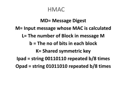 PPT MESSAGE AUTHENTICATION CODE MAC PowerPoint Presentation Free Download ID 3540131