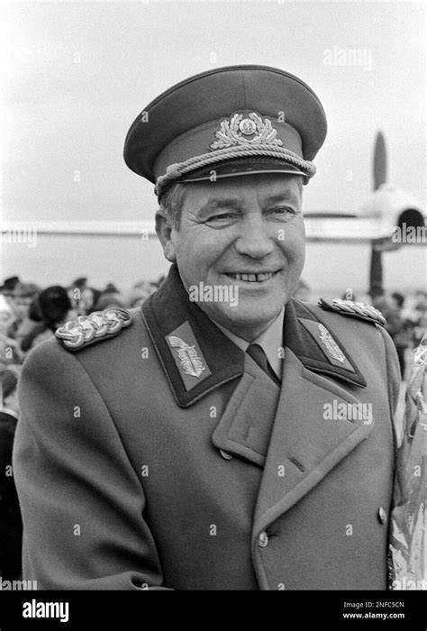 East German Defence Minister And General Of The East German Army Heinz