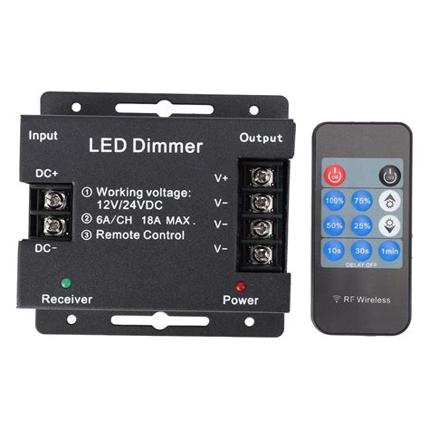 Wireless Rf Led Dimmer 11 Key Remote Precise Brightness Control 25